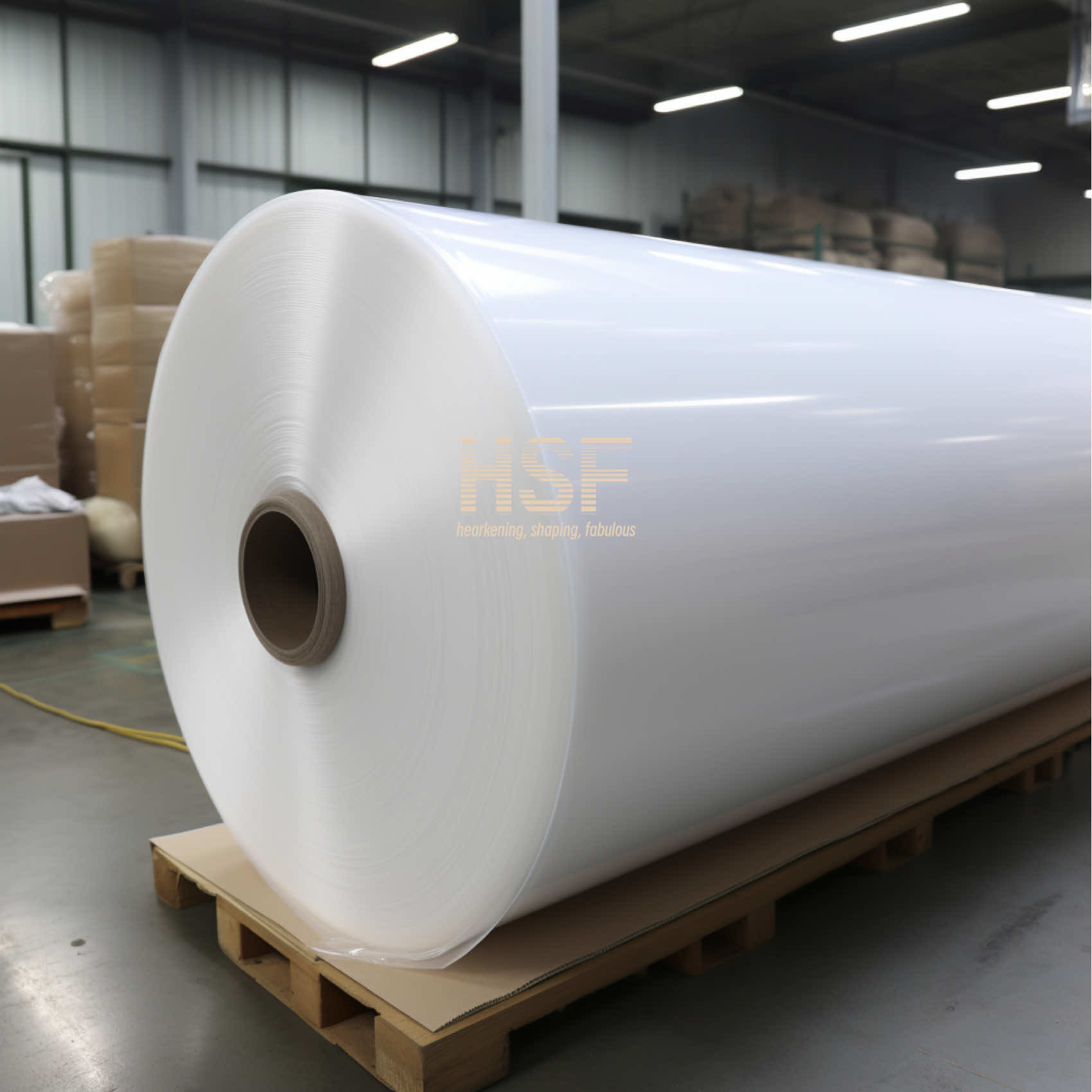 Opaque White 40μm HDPE Film with Moisture Resistance