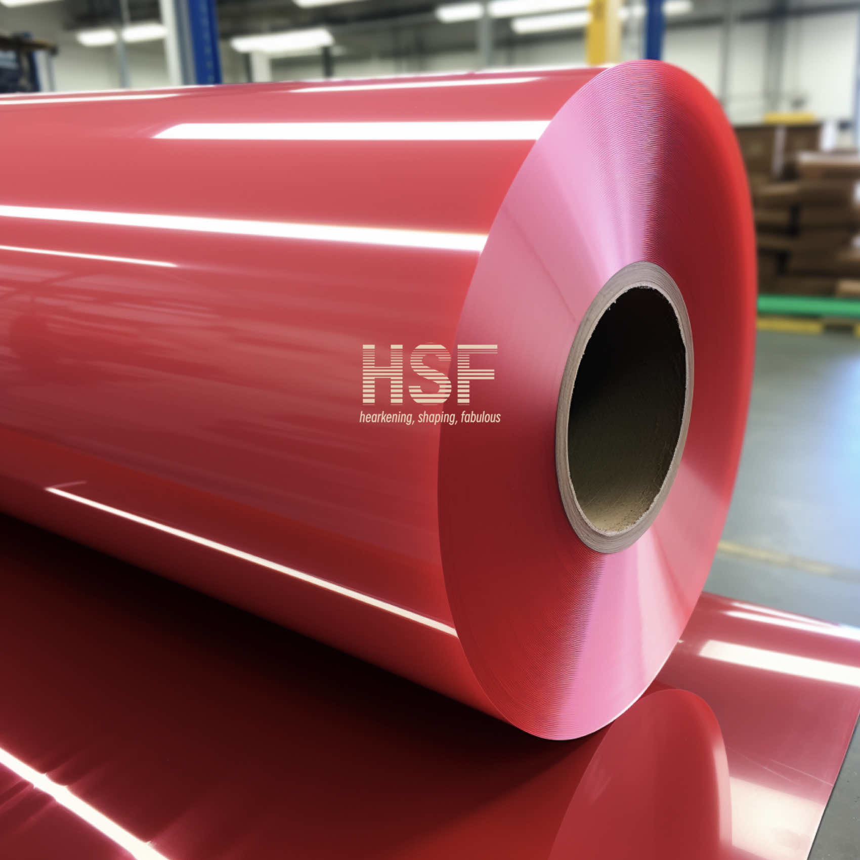 Translucent Red 70 μm MOPP Film for Packaging